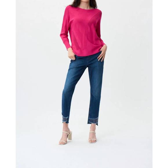 Joseph Ribkoff | Sweaters | New Joseph Ribkoff Knit Sweater In Pink ...